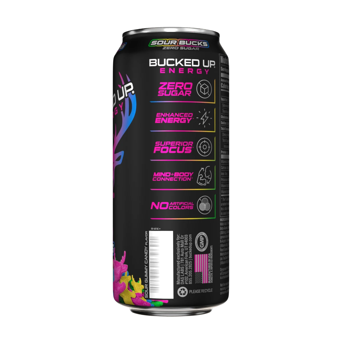 Bucked Up Energy (1 Case / 12 Cans) - Bucked Up